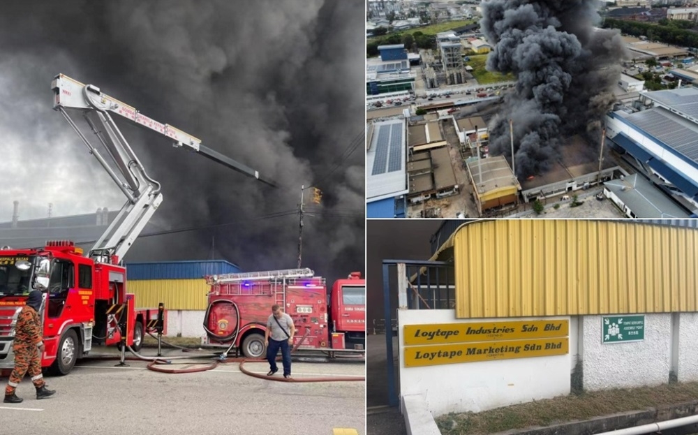 Boiler explosion triggers massive fire at tape factory in Prai ...