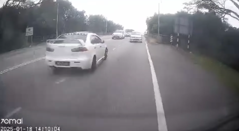 Wrong-way Mitsubishi Lancer driver nabbed after viral multi-vehicle ...