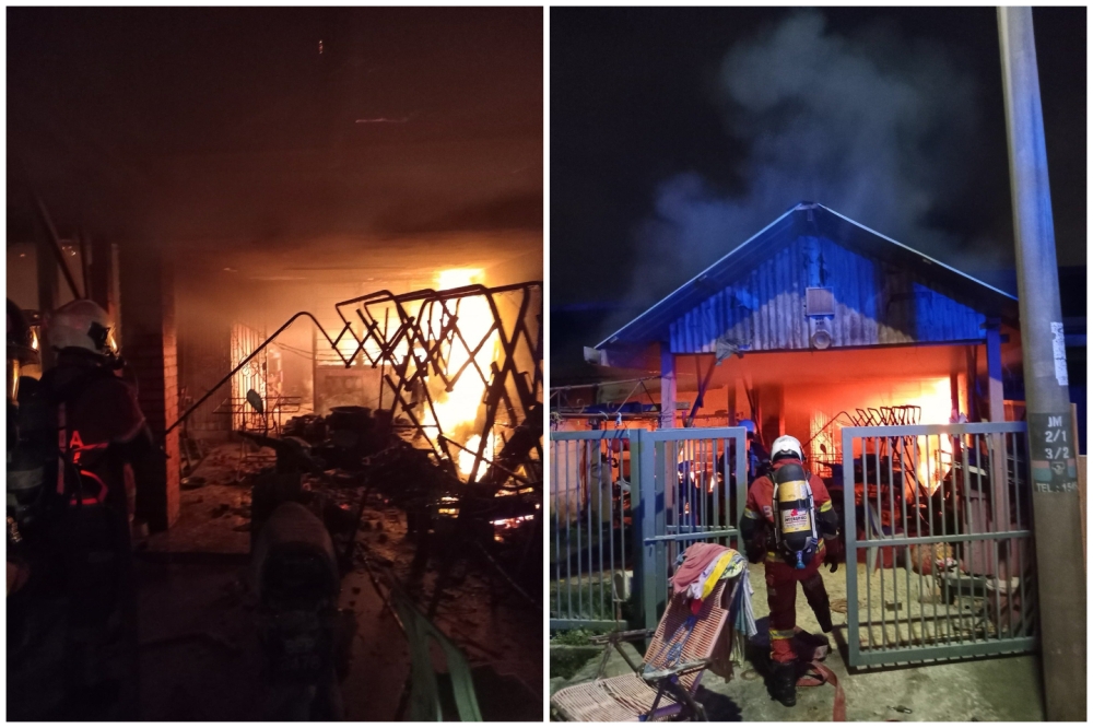 Hulu Langat home catches fire, leaving four injured on CNY | Malay Mail