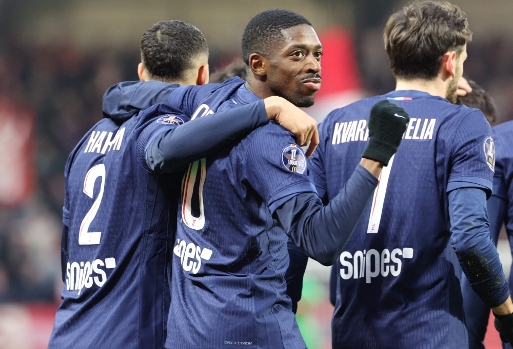 In-form Dembele hits hat-trick again as PSG thump Brest | Malay Mail