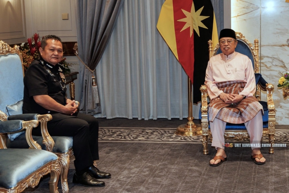 First Dayak Sarawak Police Commissioner Mancha Ata pays courtesy call ...