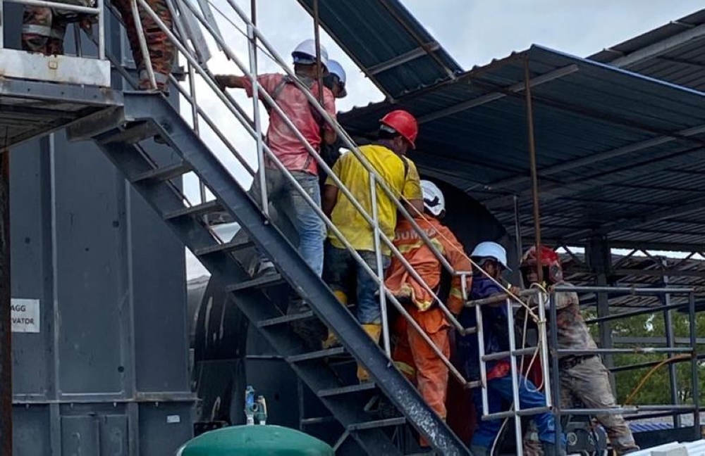 Worker killed in freak accident after being pinned to stone grinder at ...