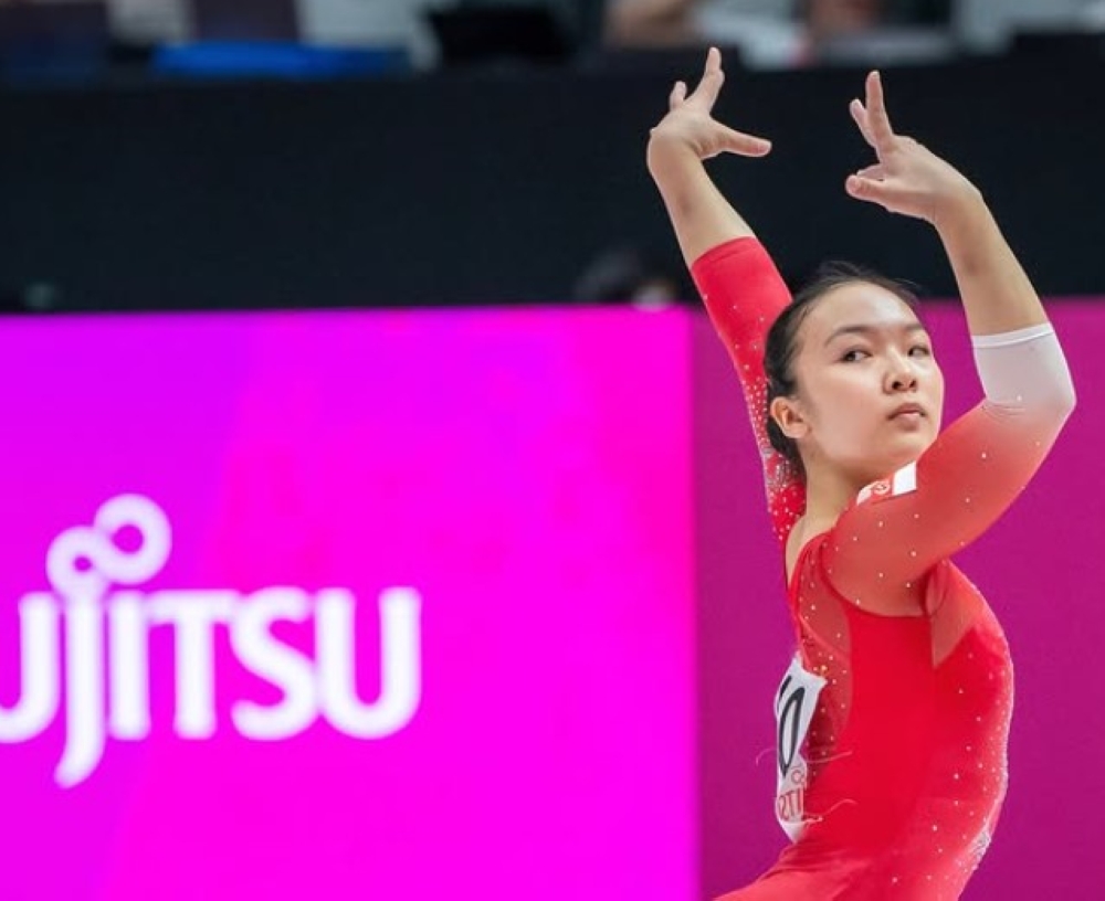 Singapore's 15-year-old gymnast Amanda Yap makes historic breakthrough into world championship ...