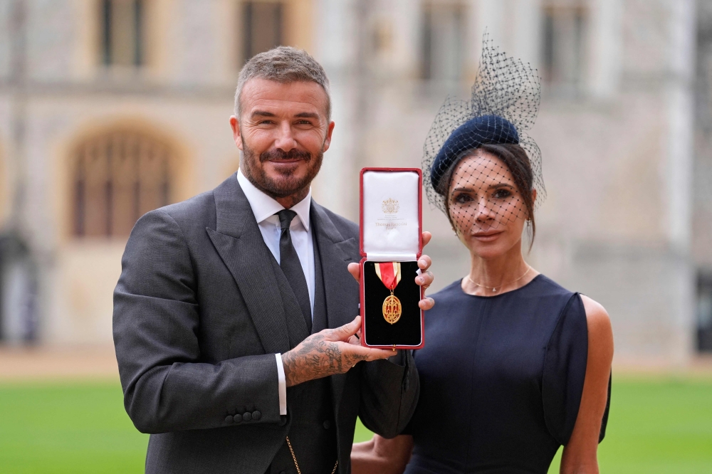 David Beckham receives knighthood from King Charles, calls it ‘my proudest moment’ | Malay Mail