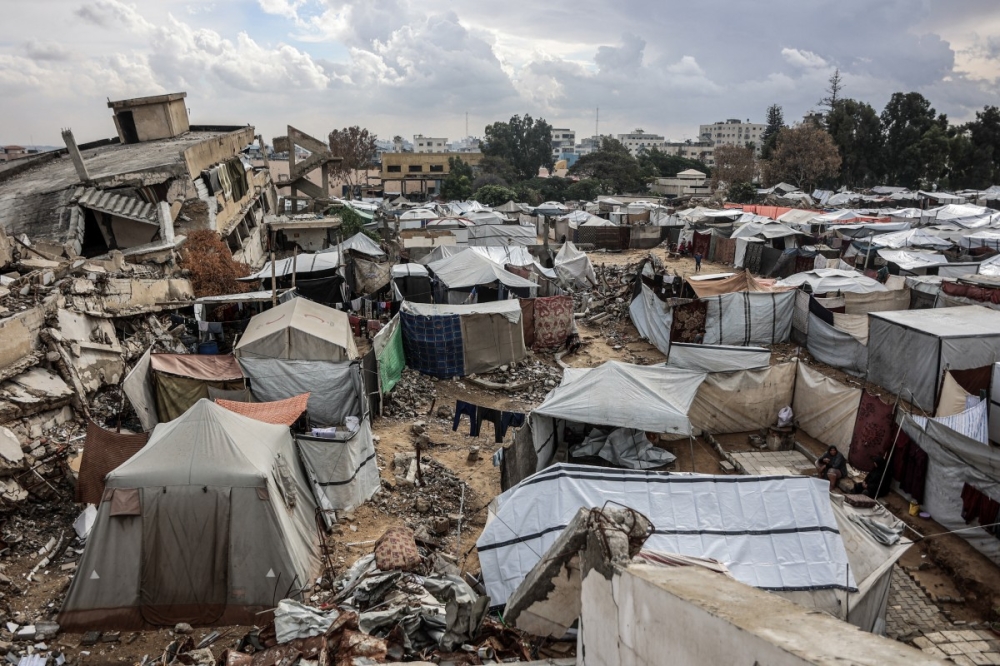 Rain inundates Gaza camps as displaced families struggle with makeshift ...