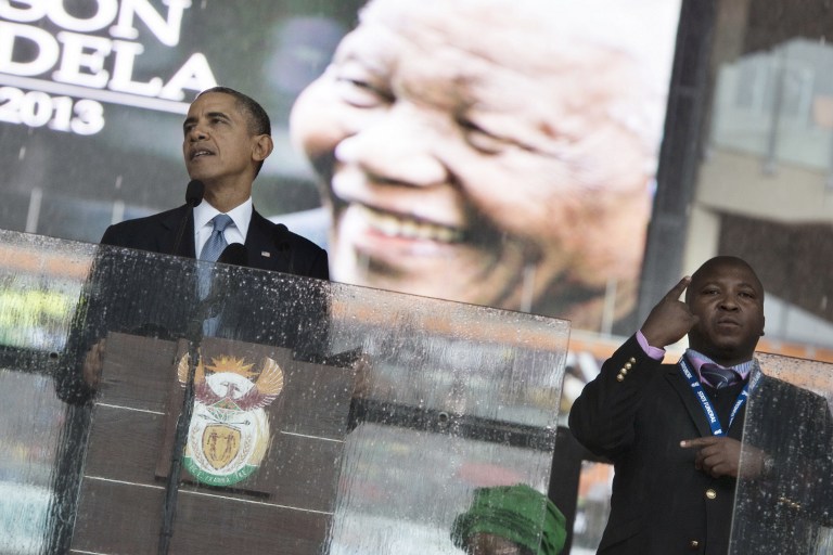 South Africa formally apologises for Mandela signer | Malay Mail