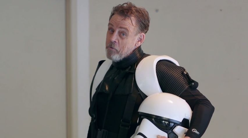 Watch: Mark Hamill becomes Stormtrooper in charity stunt (VIDEO ...