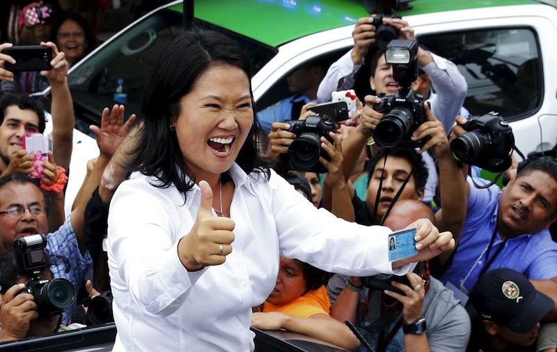 Keiko Fujimori tops Peru vote as runoff looms, exit polls claim | Malay ...