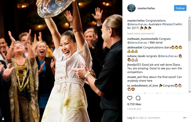 Malaysian-born Diana Chan crowned MasterChef Australia 2017 winner ...