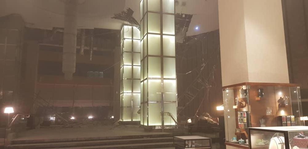 Ceiling collapses at Hilton KL, one hurt | Malay Mail