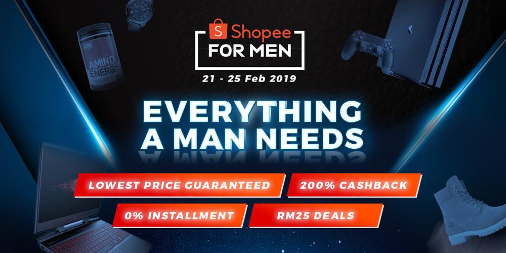 Shopee kicks off ‘Lowest Price Guaranteed’ sale for men from today ...