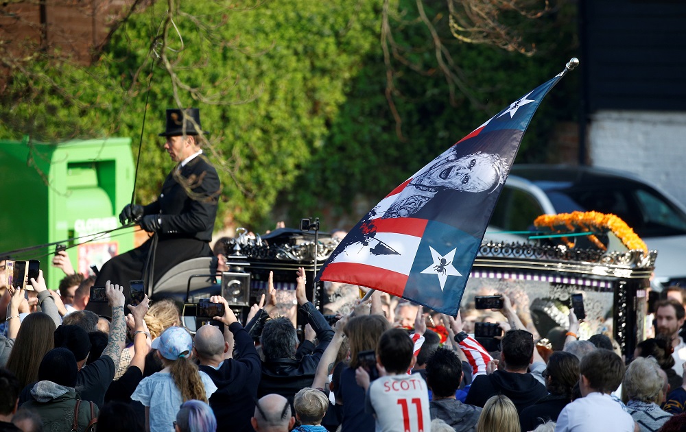 Music and motorbikes mark UK funeral of Prodigy frontman Keith Flint ...
