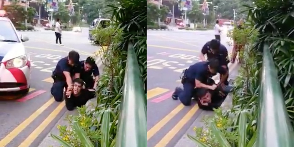Actor and singer Aliff Aziz pinned down by police after drunken brawl ...