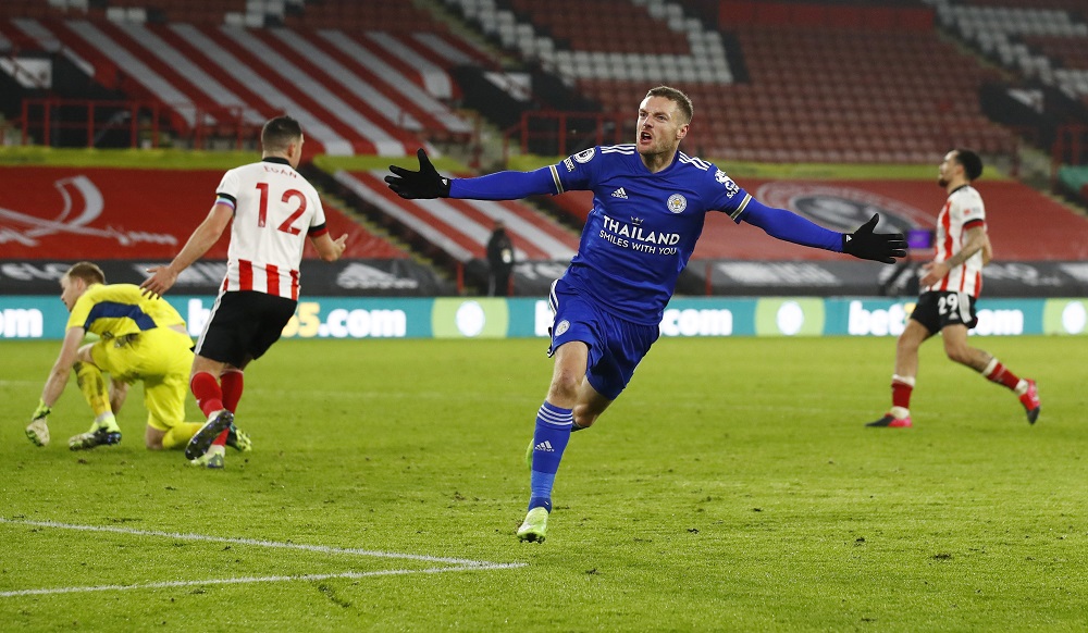 Vardy shows support for LGBT fans with message on rainbow corner flag ...