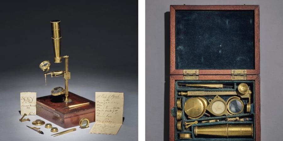 A microscope that belonged to Darwin has set a new sales record | Malay ...