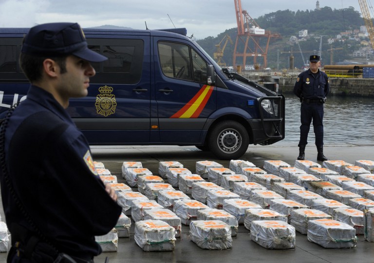 Spain seizes 550 kilos of cocaine on boat in Atlantic | Malay Mail