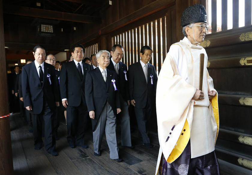 Second Japanese minister visits controversial war shrine | Malay Mail